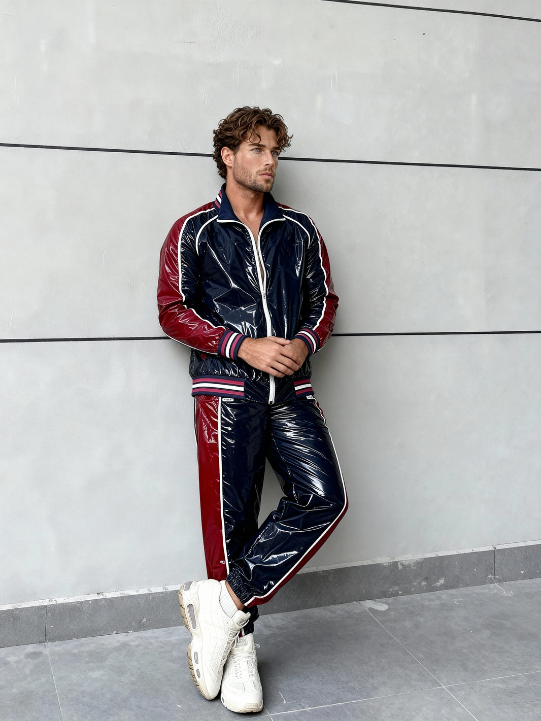 PU Nylon and Satin Tracksuits – d-modewelt